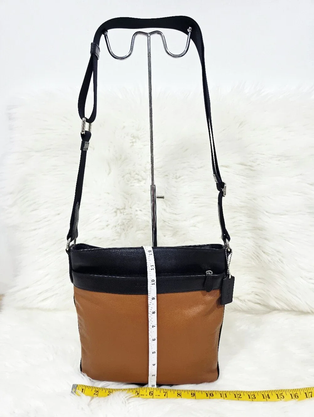 Coach | Bags | Coach Legacy Leather Crossbody Messenger Bag Brown Black ...